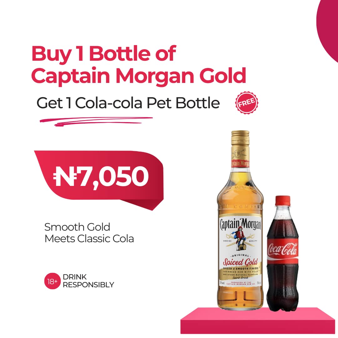 CAPTAIN MORGAN'S DEAL! - Bottles & Glasses